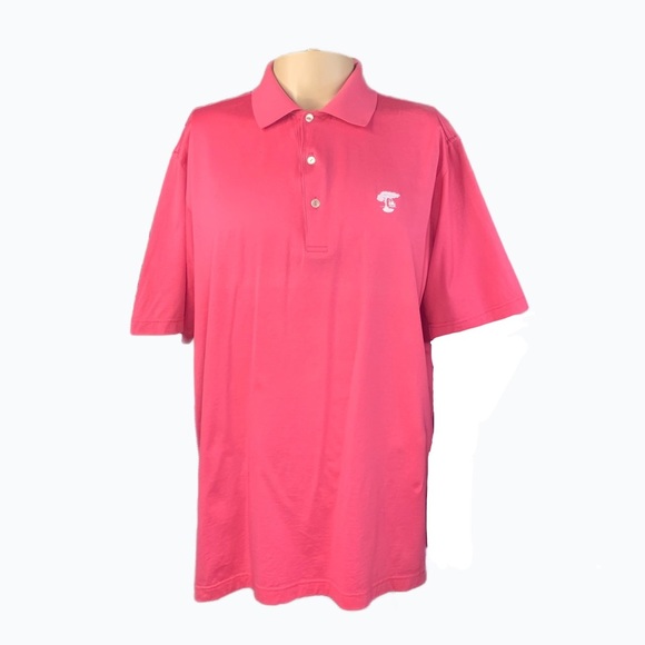 Peter Millar | Shirts | Peter Millar Cotton Polo Large Preppy Tree Tall ...